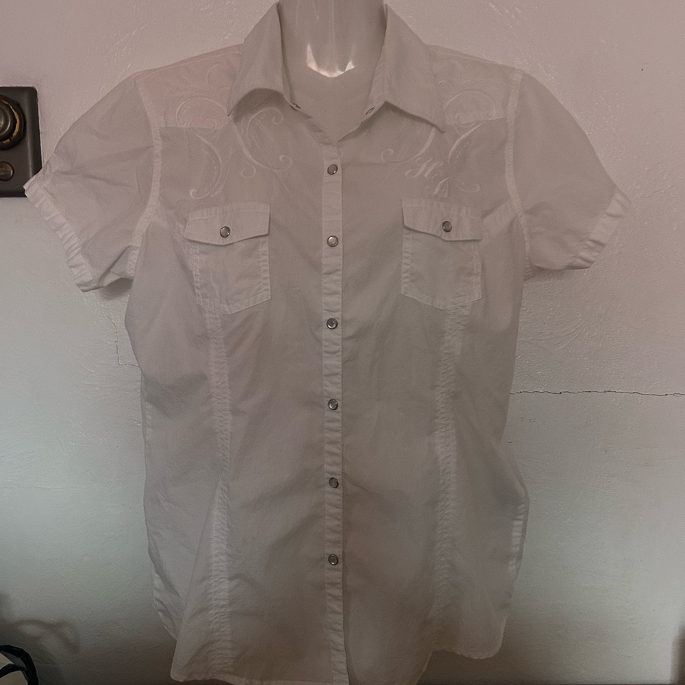 Genuine Harley Davidson Snap Button Shirt - Gem